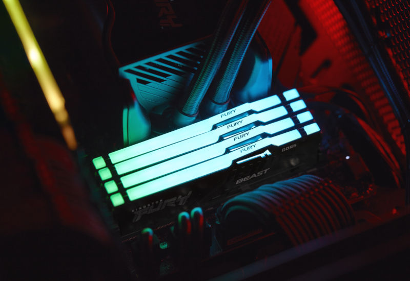 Kingston Fury Beast RGB - 2 x 16 Go (32 Go) - DDR5 6000 MHz - CL30 - Mémoire Kingston sur ...